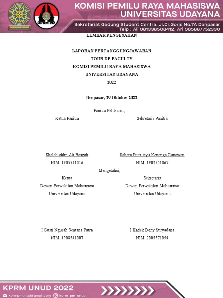 LPJ Tour de Faculty | PDF