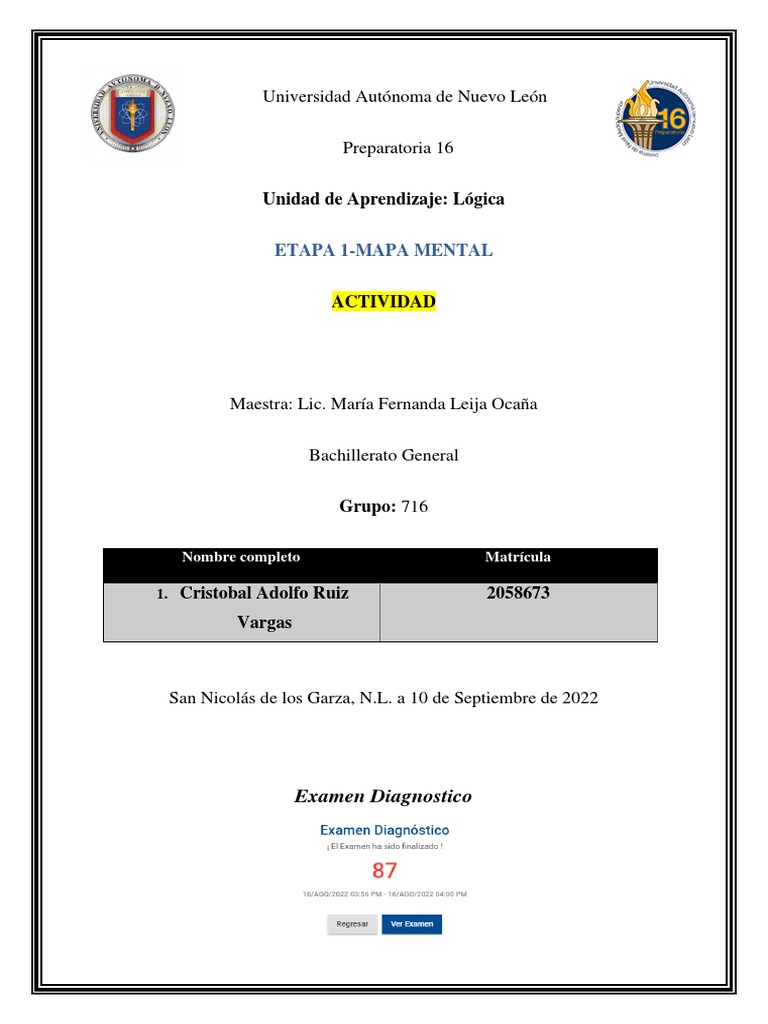 Mapa mental sobre los conceptos básicos de la lógica | PDF | Lógica | Conocimiento