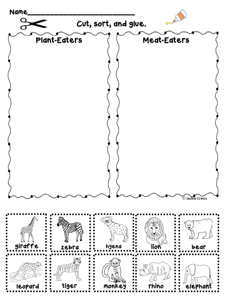 Cutting Activity | PDF