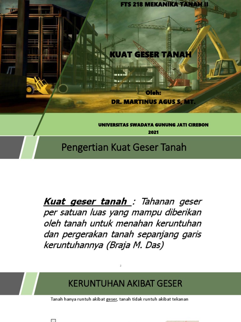 Materi Kuat Geser Tanah | PDF
