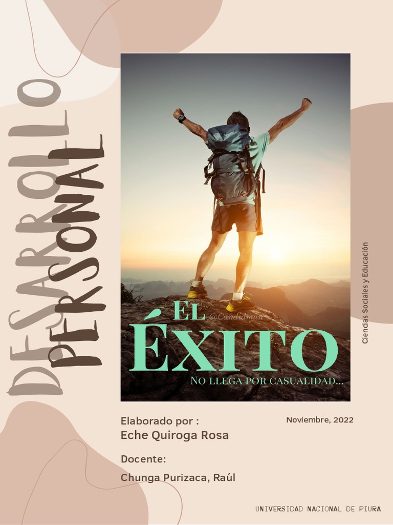 El Exito No Llega Por Casualidad - Rosa Maybeth Eche Quiroga | PDF ...