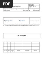Security Management Plan Template | PDF | Security Guard | Identity ...
