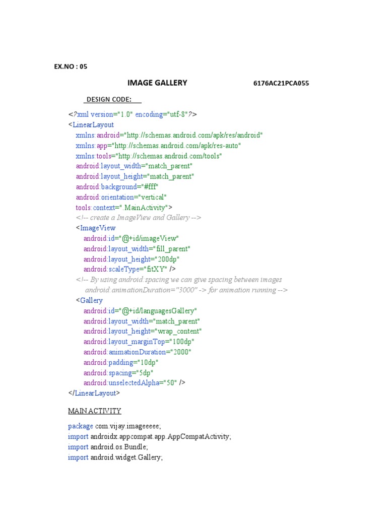 Image Gallery | PDF | Android (Operating System) | Embedded Linux Distributions