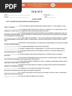 TLE ICT 7 Module 3 | PDF | Occupational Safety And Health | Risk