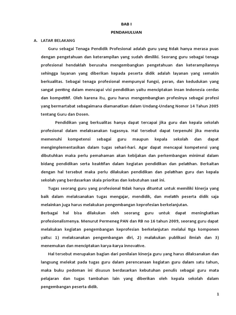 Contoh Buku Pedoman Guru | PDF Contoh Buku Pedoman Guru | PDF