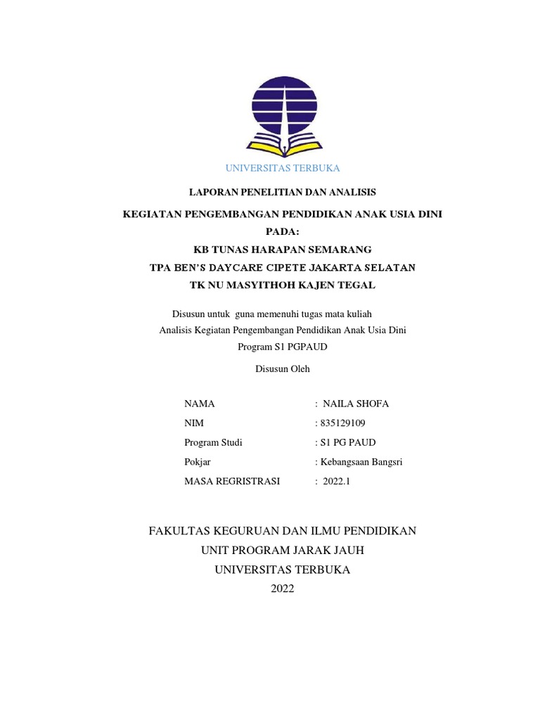 ANALISIS KB - TPA - TK - NAILA SHOFA - 835129109 - Compressed | PDF | Bisnis