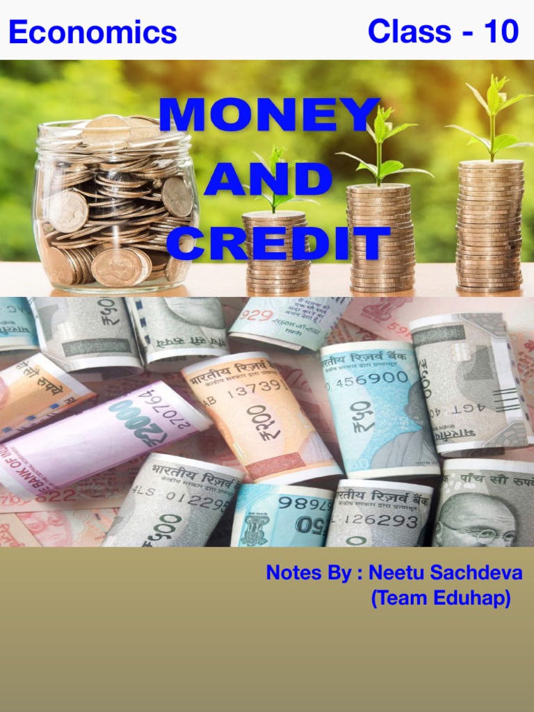 Economics Chapter 3 Handwritten Notes Money and Credit Economics | PDF ...