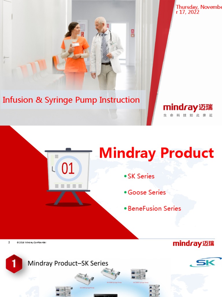 01 Mindray Infusion Pump | PDF