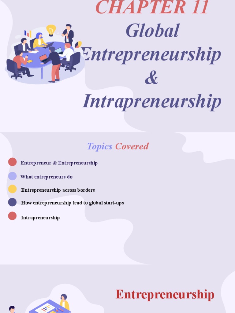 Chapter 11 - Global Entrepreneurship and Intrapreneurship | PDF ...