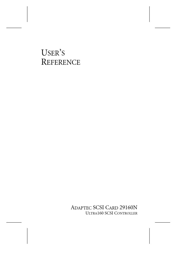 29160n Users Reference | PDF | Bios | Booting