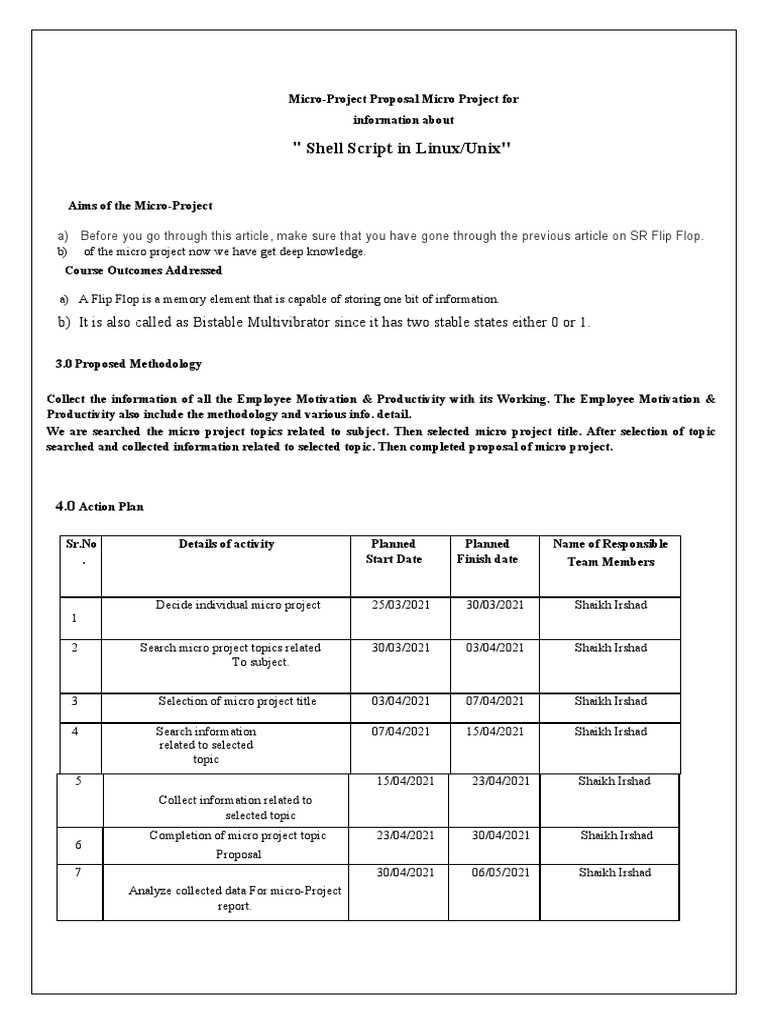 OSY Microproject | PDF | Shell (Computing) | Linux