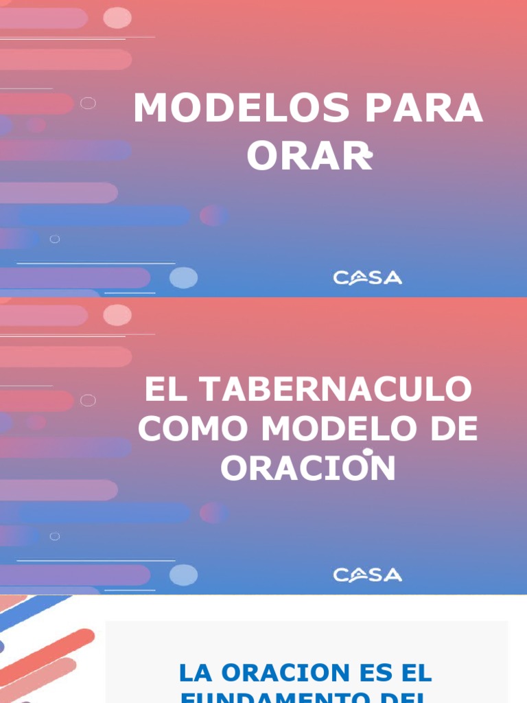 Tabernaculo Modelo de Oracion | PDF | Oración | Jesús