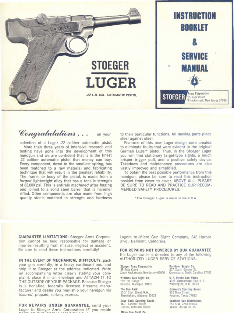 stoeger_luger | Magazine (Firearms) | Handgun
