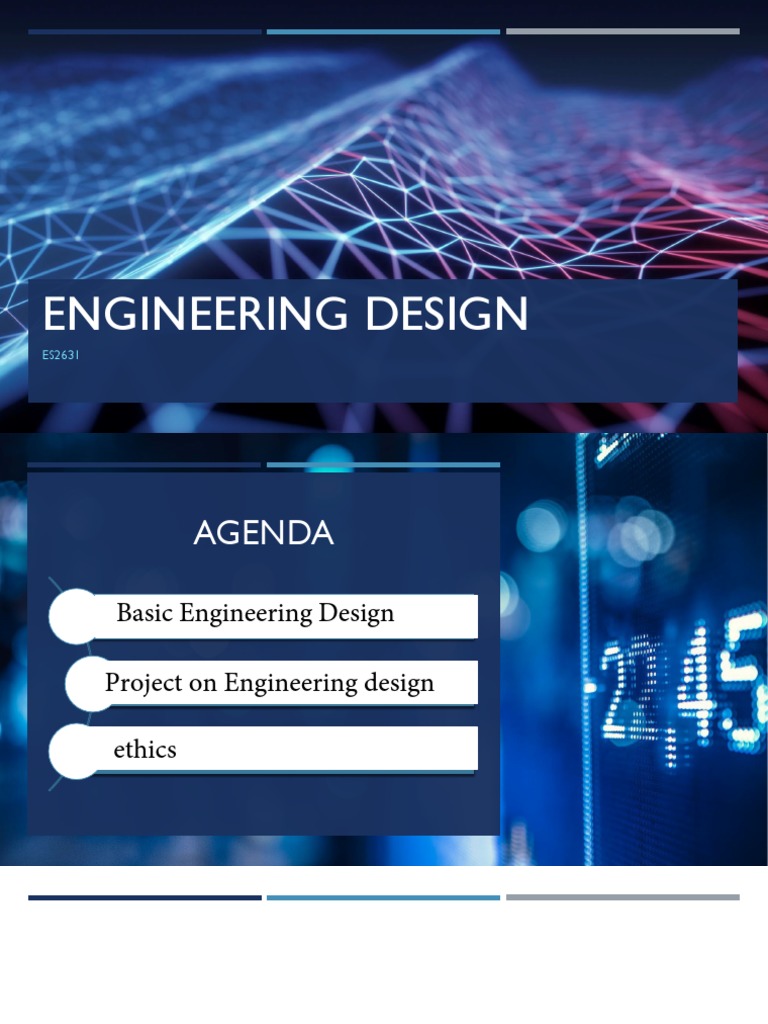 Week 9 Engineering Design Lecture Slides | PDF | Engineering Design Process | Design