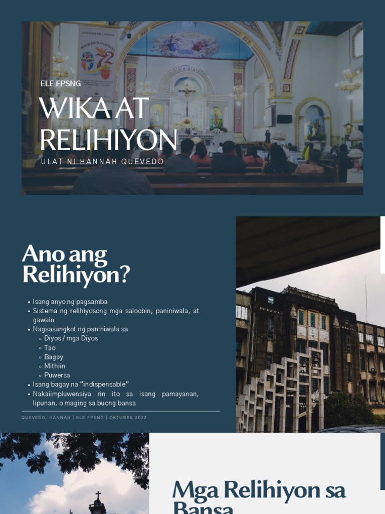 Wika at Relihiyon | PDF