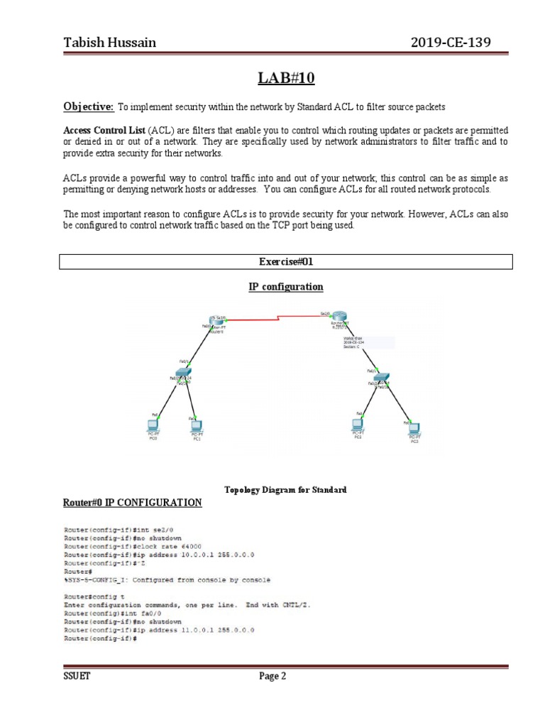 Lab 10 CCN | Download Free PDF | Computer Network | Internet Protocols
