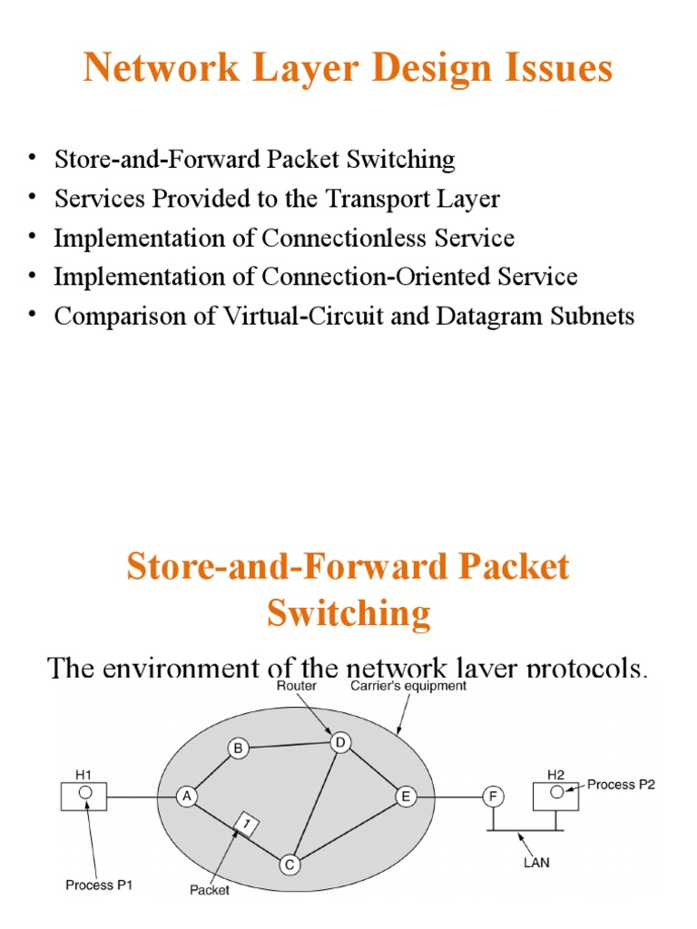 06 Network Design Issues Pdf Computer Network Packet Switching