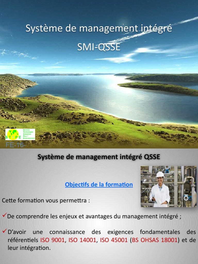 Système de Management Intégré SMI-QSSE | PDF | Management de la qualité | Système de management ...