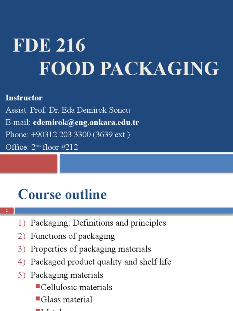 1) General Information About Course | PDF | Packaging And Labeling ...