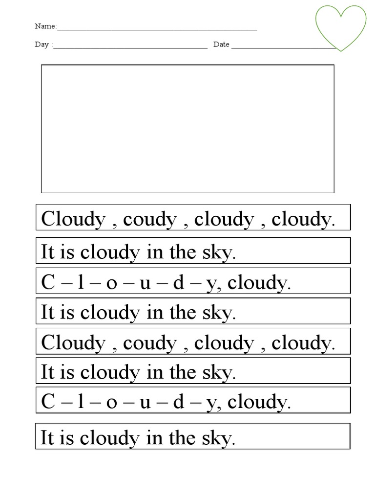 Weather Worksheet | PDF