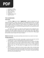 Agawan-Base Guidelines Mechanics | PDF