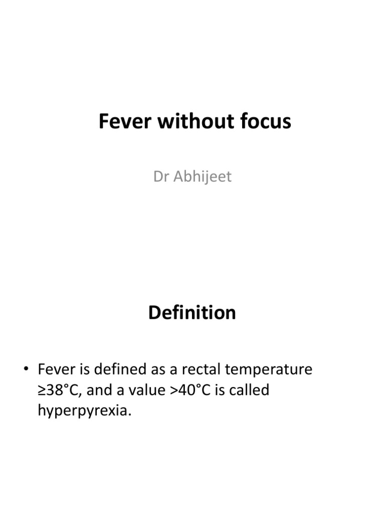 Fever Pattern | PDF | Fever | Medical Specialties