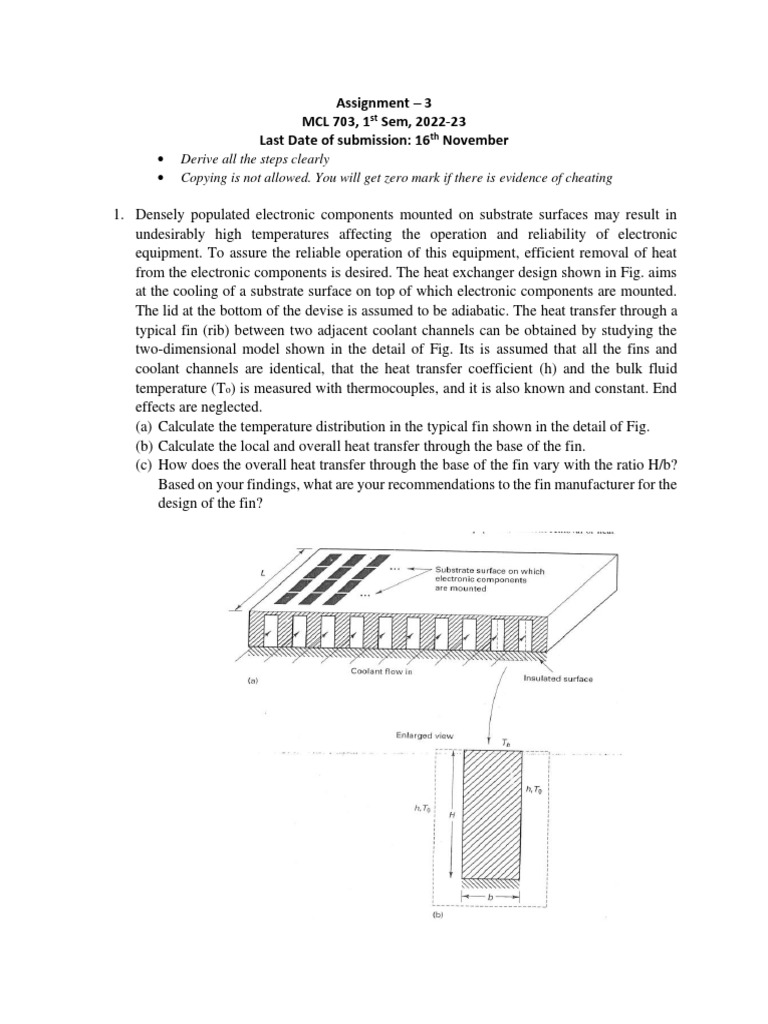 Assignment 3 | PDF | Heat Transfer | Heat