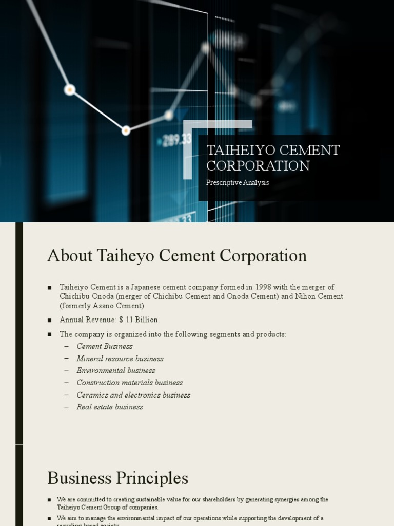 Overview of Taiheiyo Cement Philippines | PDF | Concrete | Cement