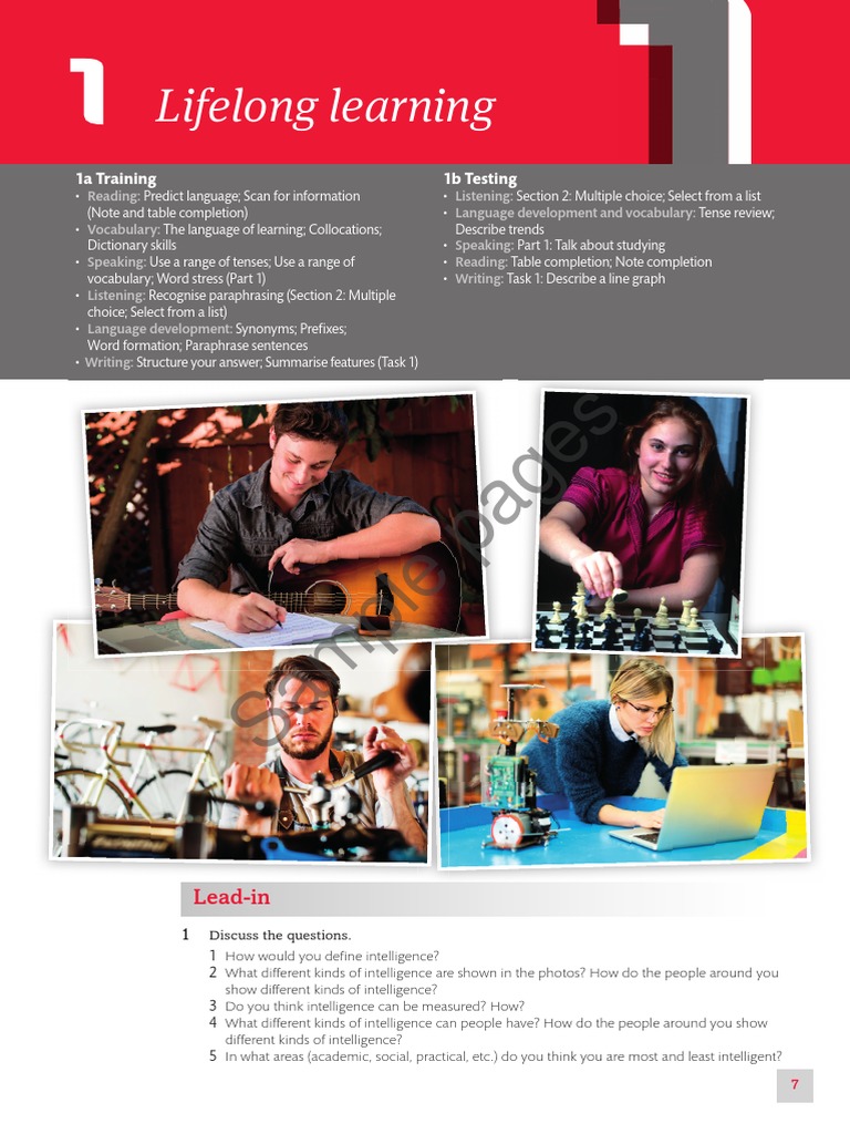 Lifelong Learning: Sample Pages | PDF | Libraries | Vocabulary