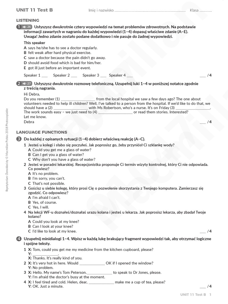 Unit Test 11B | PDF