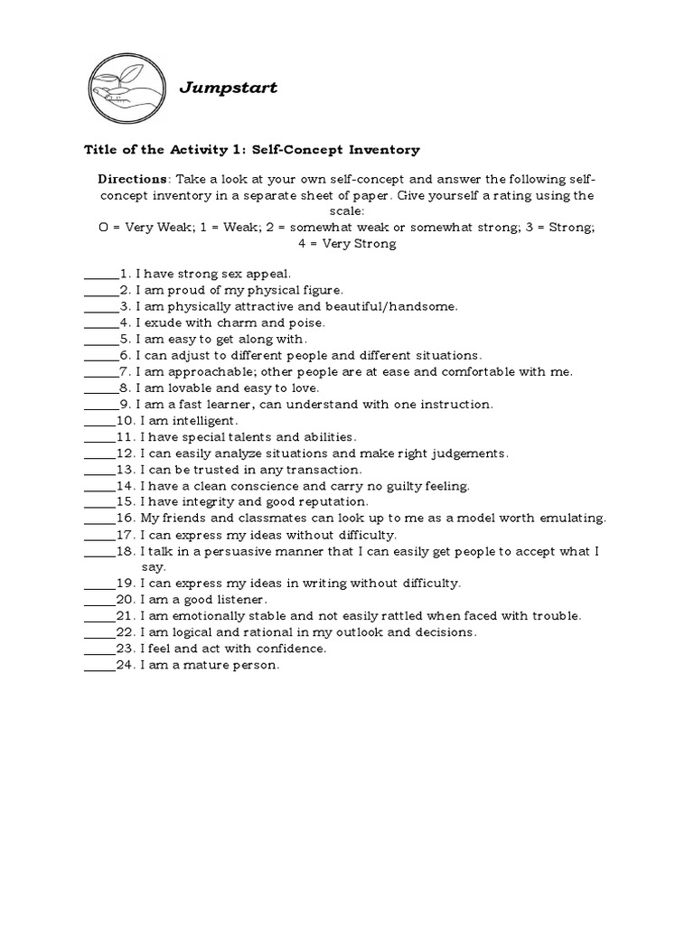 Chapter 3 (Activity) | PDF | Philosophy Of Self | Knowledge