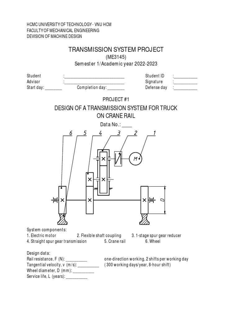 S221 Transmission System Project ME3145 | PDF | Gear | Belt (Mechanical)