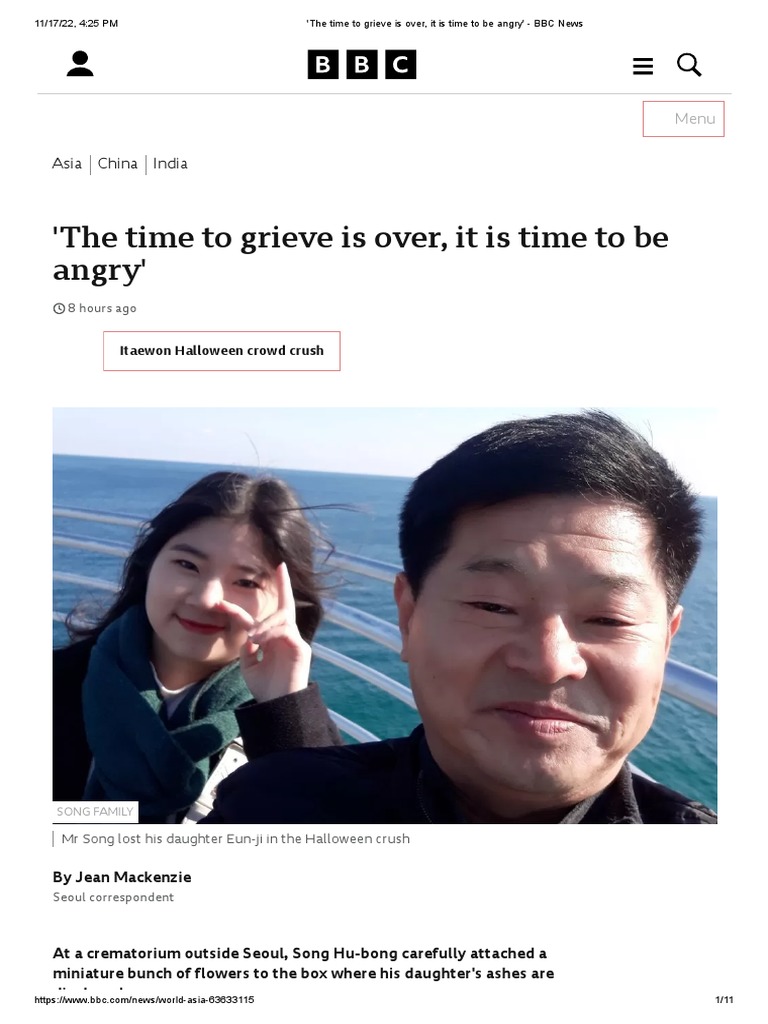 'The Time To Grieve Is Over, It Is Time To Be Angry' - BBC News | PDF