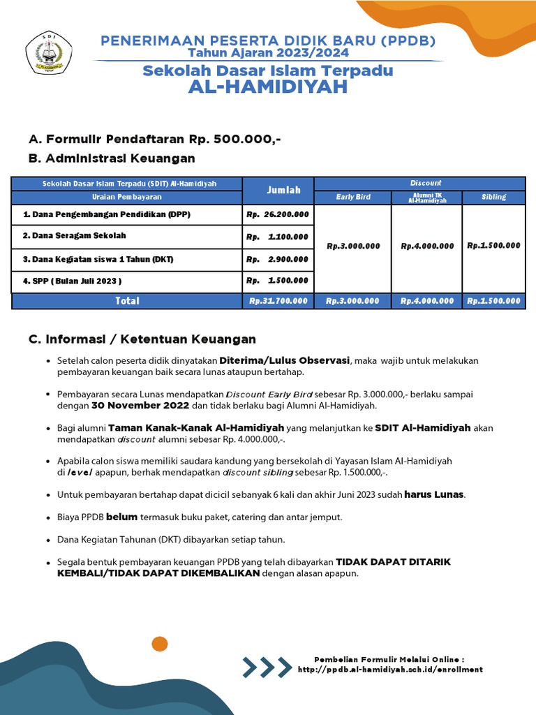 Pricelist SD 23-24 | PDF
