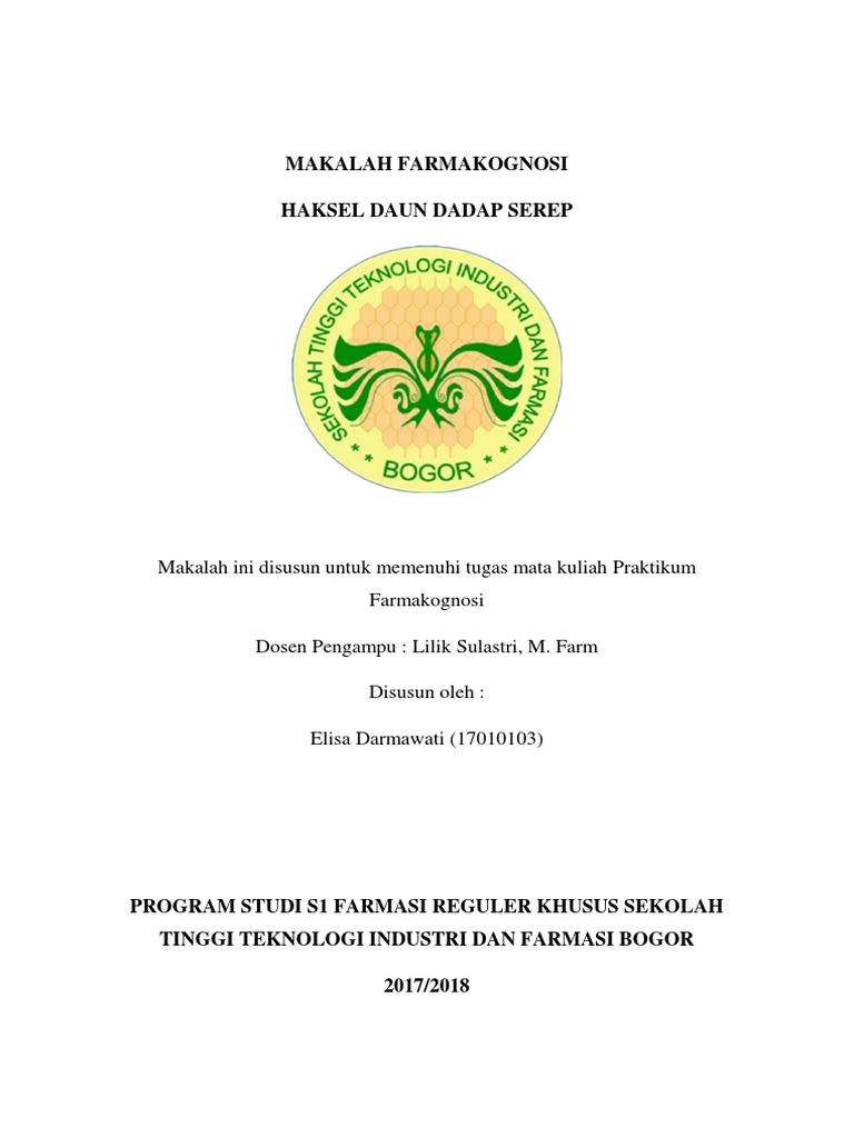 Dokumen - Tips - Makalah Dadap Serep | PDF