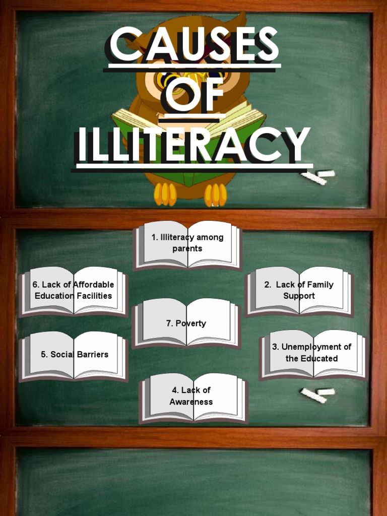 Causes of Illiteracy | PDF