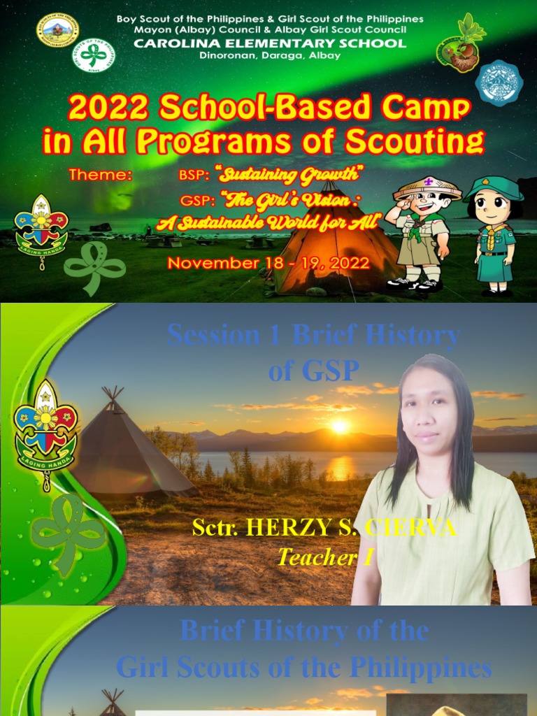 Session 1 - History GSP | PDF | Scouting | Youth Movements