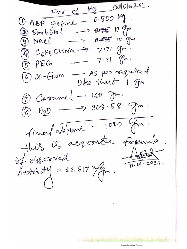 Cellulase Formulation | PDF