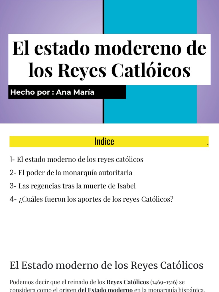Presentación Reyes Catolicos | PDF | Viajes y turismo | Historia