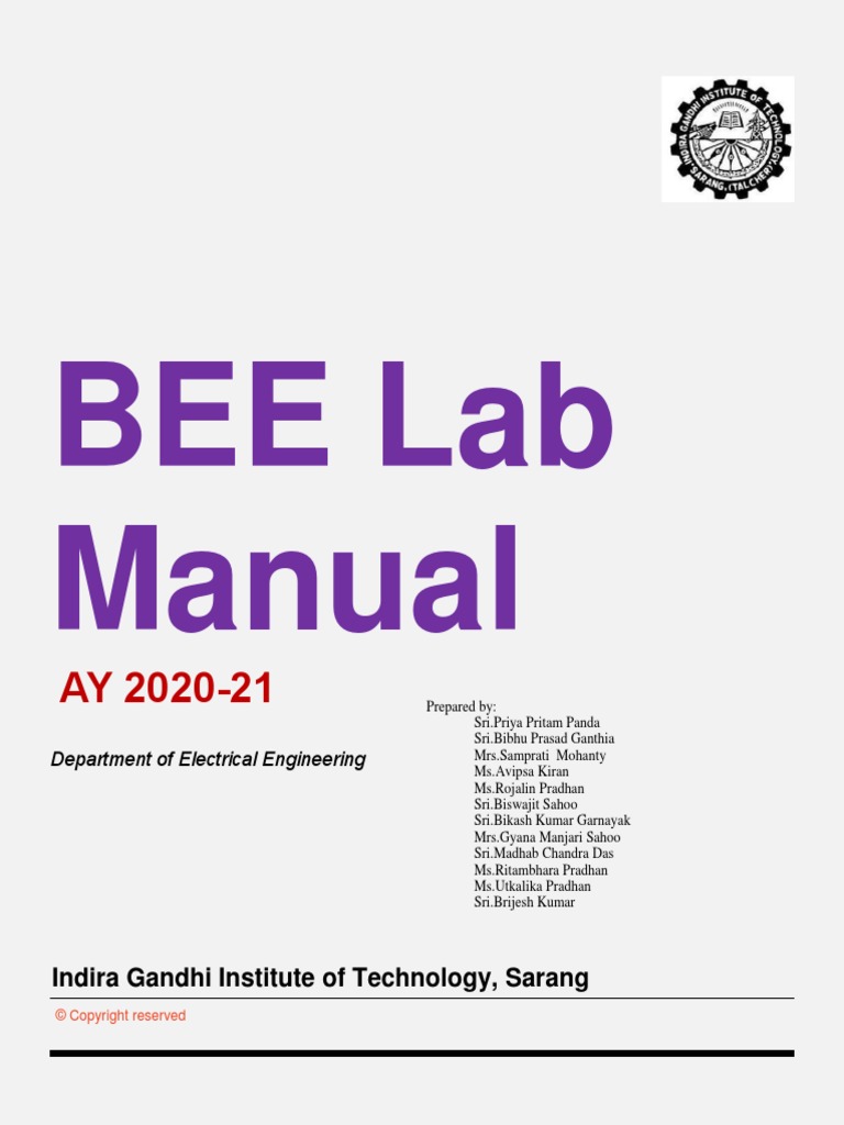 Bee Lab Manual | PDF