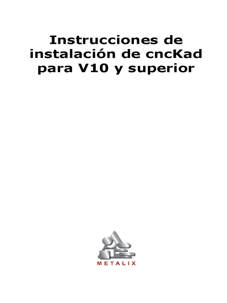 CncKad Installation Instructions SPA | PDF | Registro de Windows ...