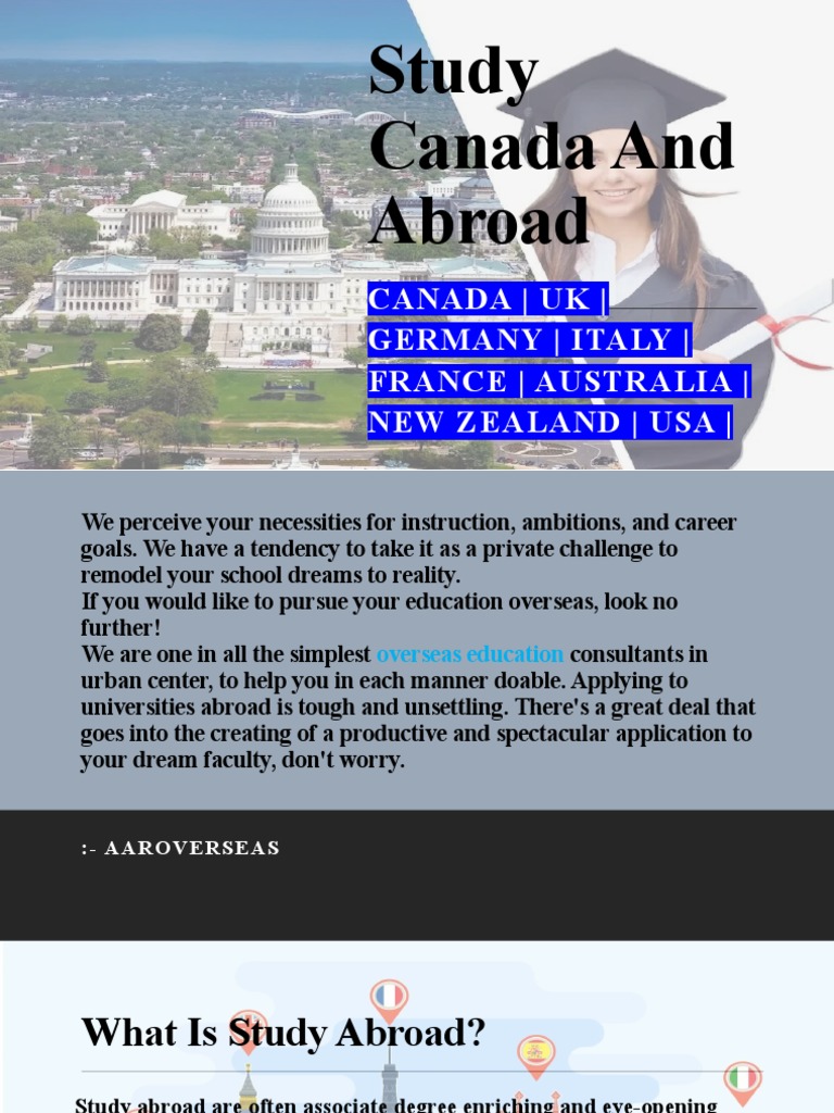 Study Canada and Abroad | PDF | International Student | Travel Visa