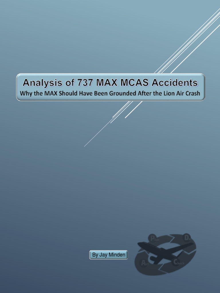 Analysis Of 737 Max Mcas Accidents Download Free Pdf Aviation