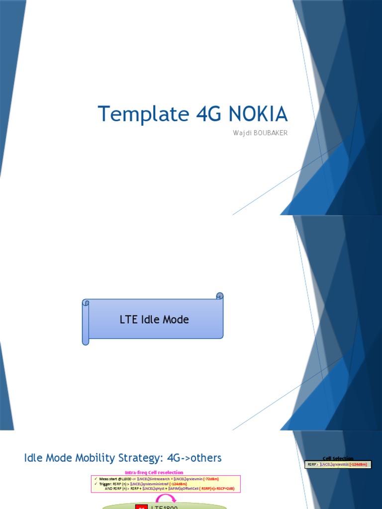 Template 4G Nokia | PDF | 4 G | Digital Technology