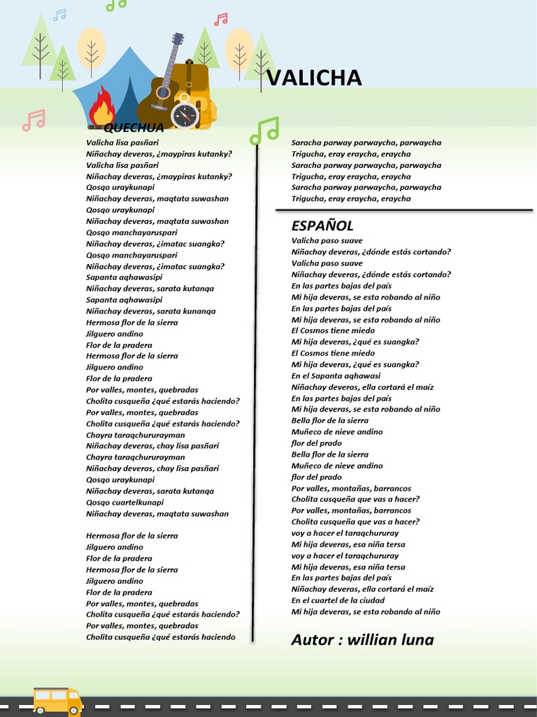 Valicha, Tarea de Arte | PDF