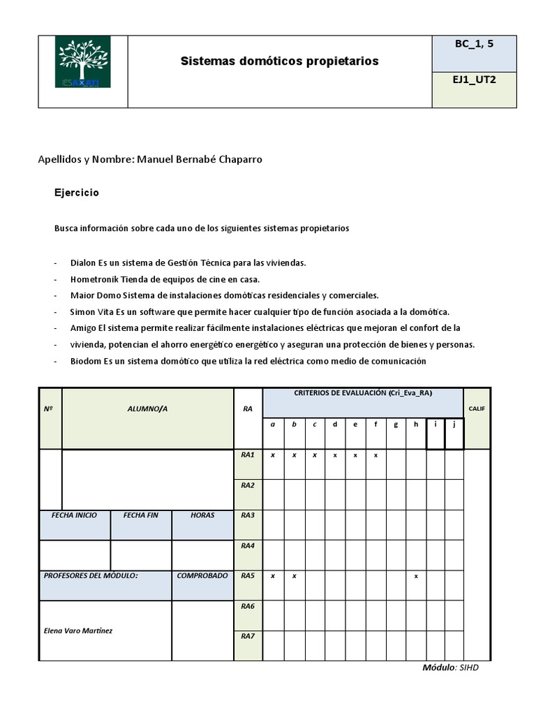 EJ1 UT3 Sistemas Propietarios | PDF