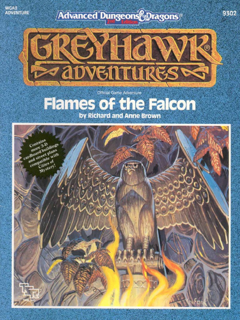 WGA3 - Flames of The Falcon | PDF | Tsr, Inc. | Dungeons & Dragons