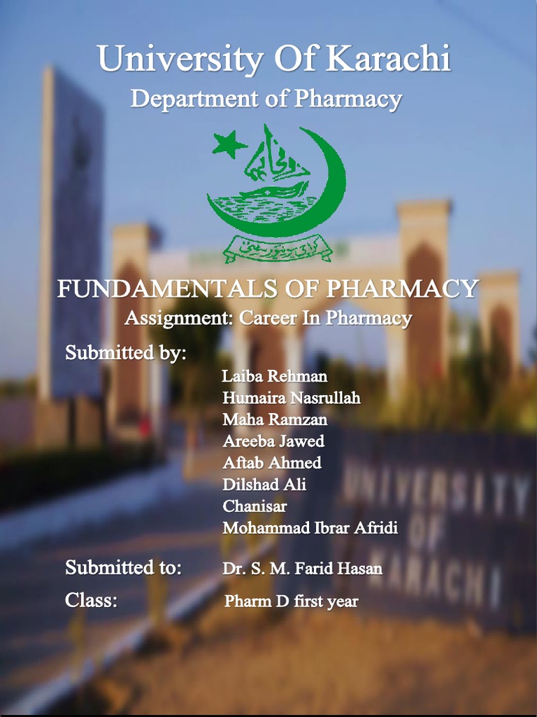 Career Pharmacy Assignment | PDF