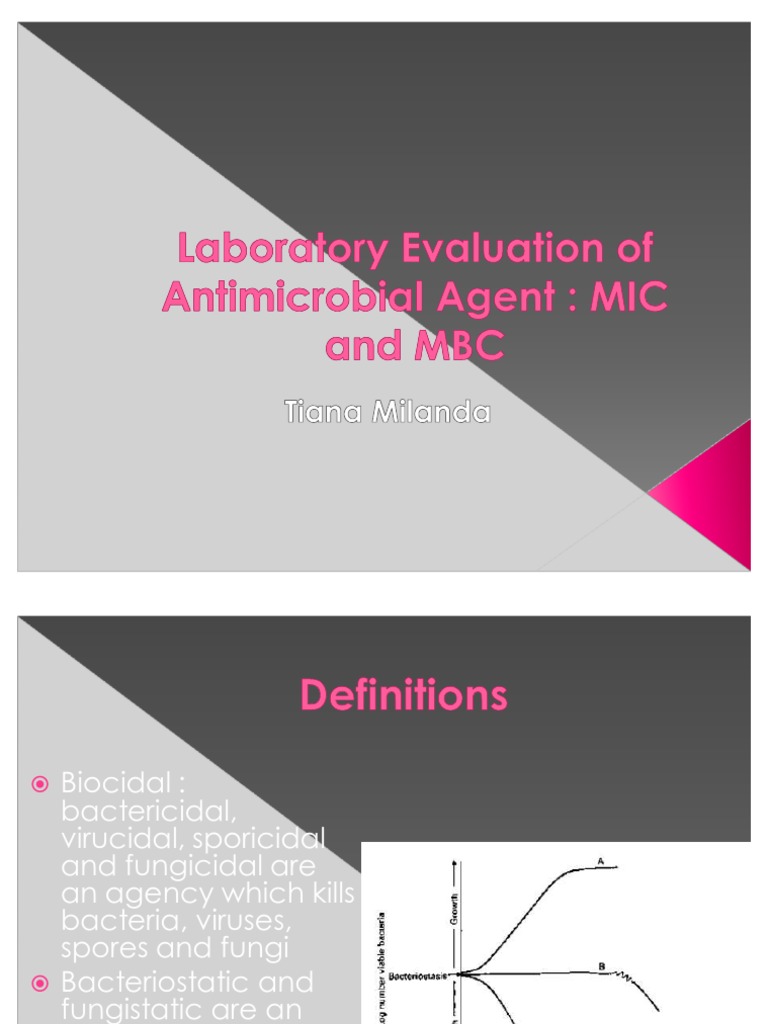 MIC Dan MBC | PDF | Colony Forming Unit | Growth Medium