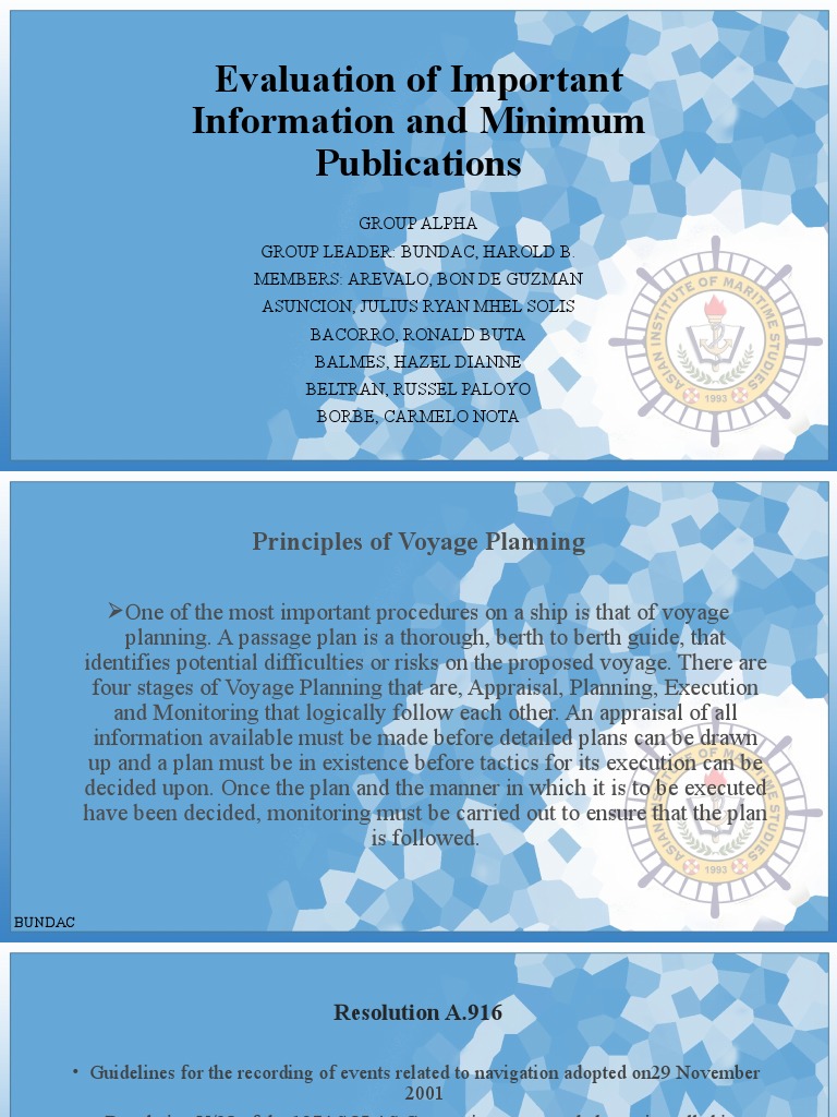 NAV7-F-GROUP ALPHA-Evaluation of Important Information and Minimum ...